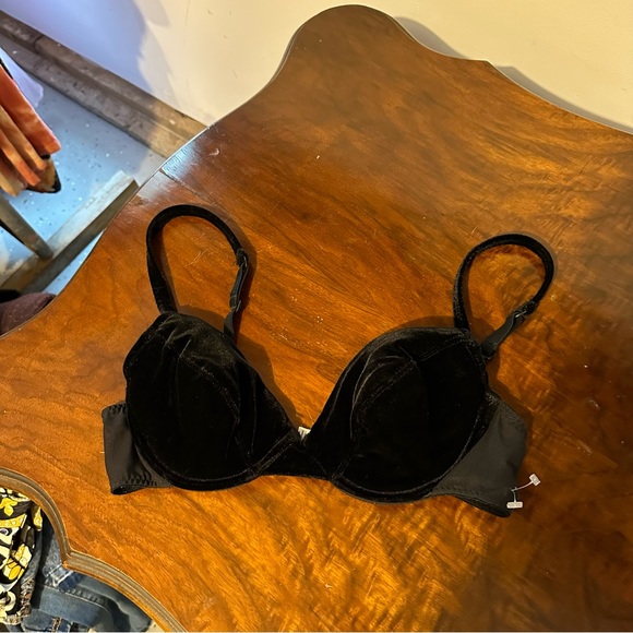 Vintage | Intimates & Sleepwear | Vintage Velvet Bra | Poshmark